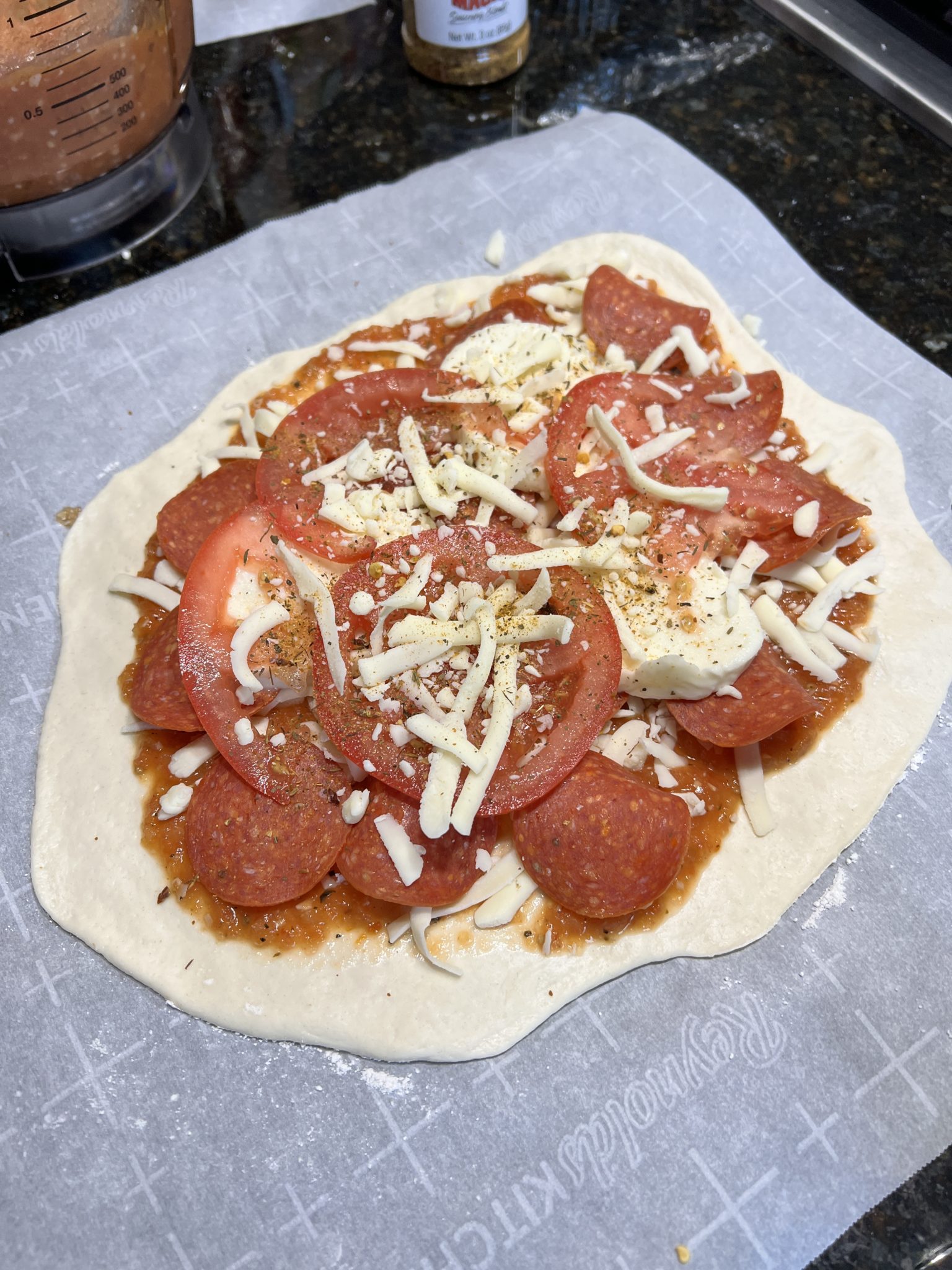 Homemade Pizza - Paper Plate Approved