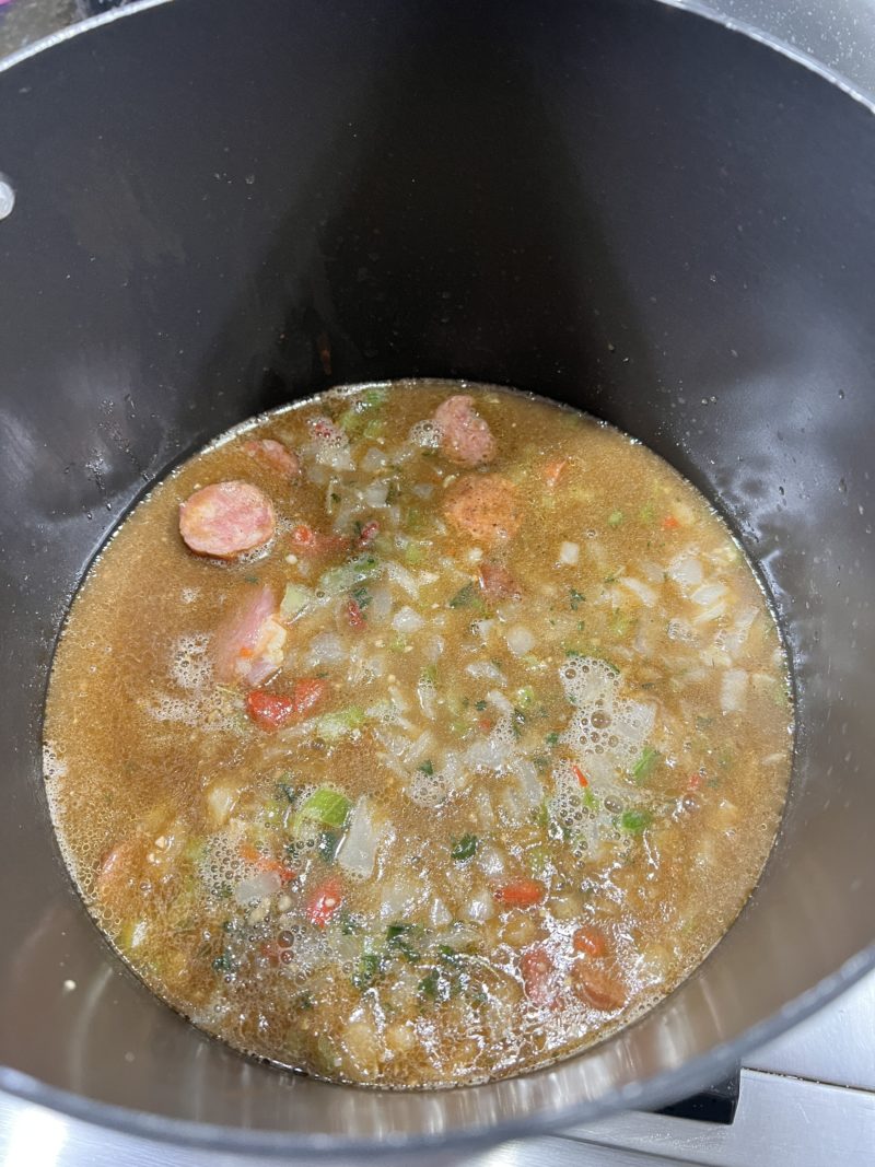 Chicken and Sausage Gumbo - Paper Plate Approved